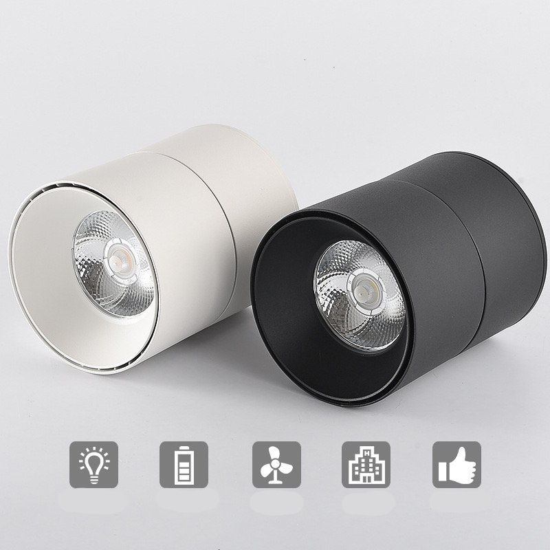 Surface Mounted Folding Spotlight | 12W Adjustable Light